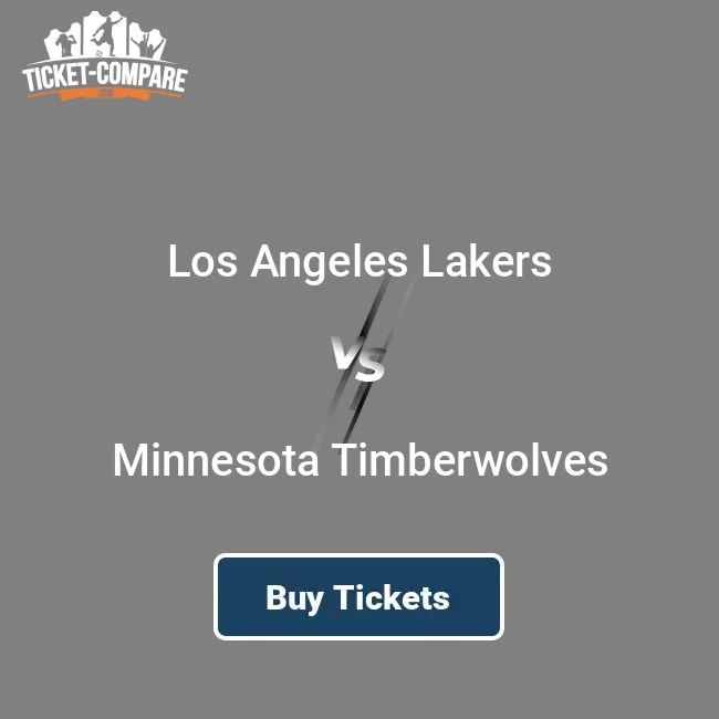 Minnesota Timberwolves at Los Angeles Lakers Tickets | Ticket-Compare.com