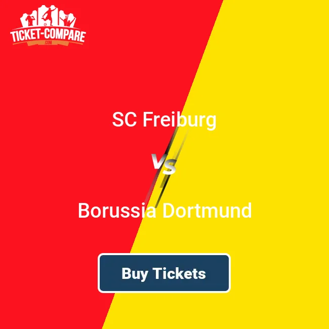 SC Freiburg vs Borussia Dortmund Tickets - Bundesliga April 5, 2025 ...