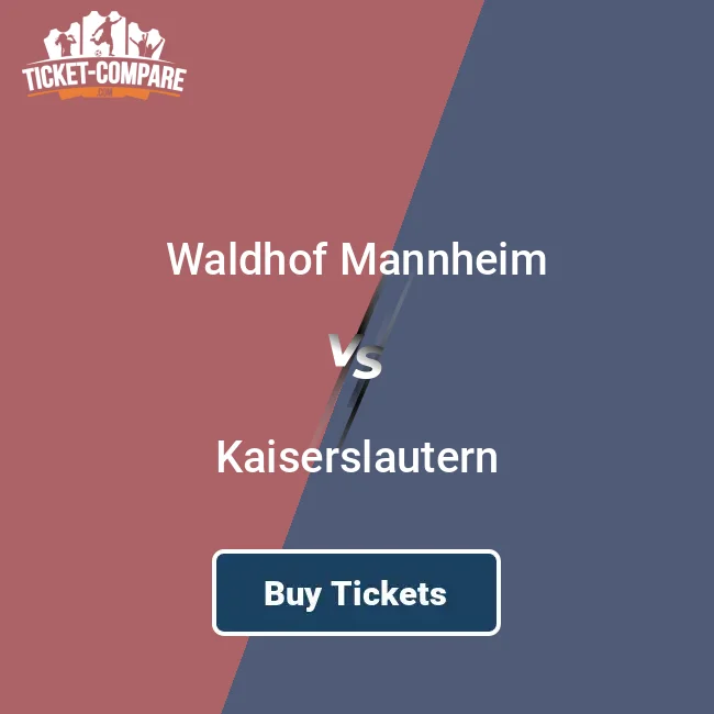 Waldhof Mannheim vs Kaiserslautern Tickets | 2026/27 | Ticket-Compare.com