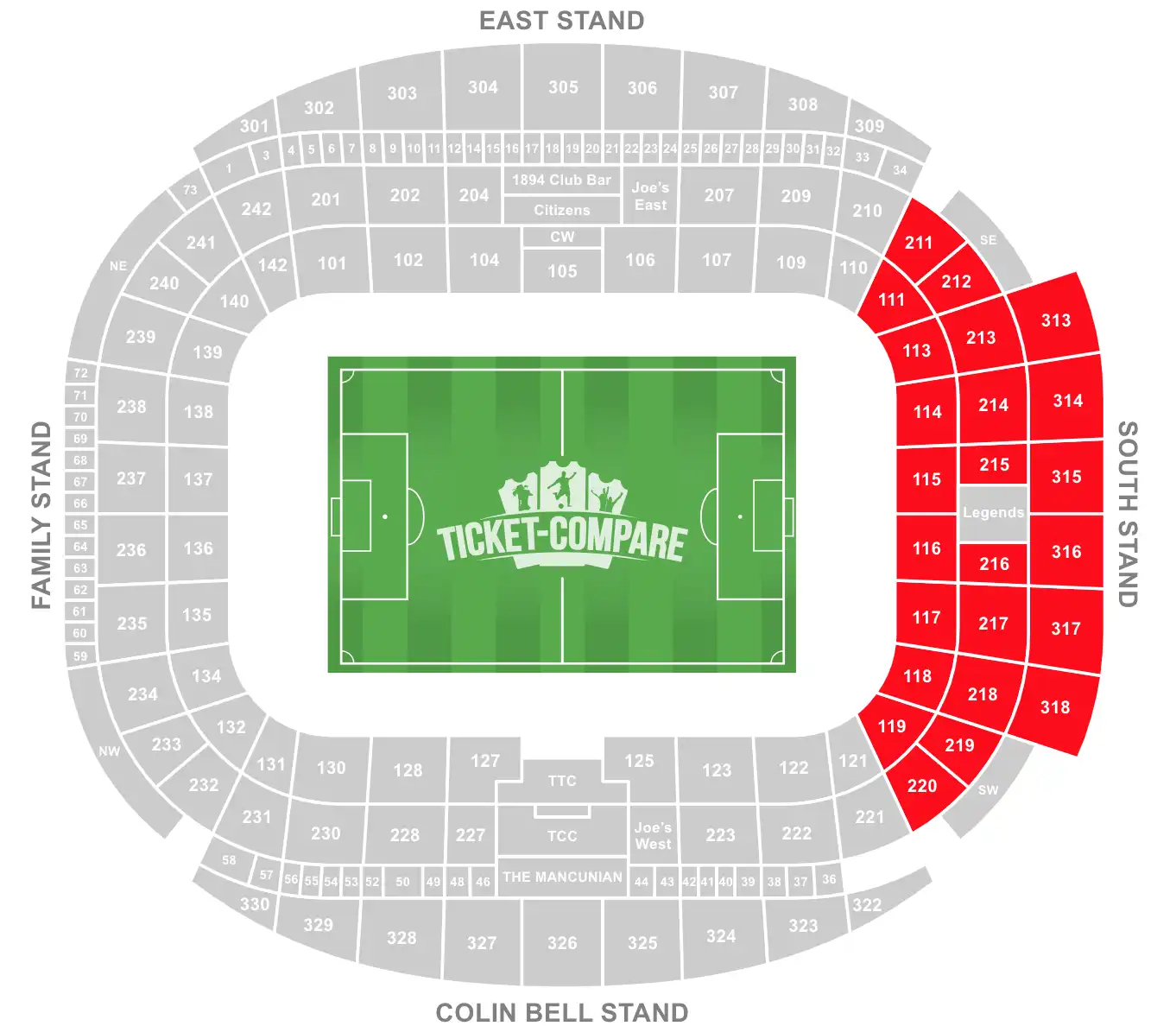 Etihad Stadium Seating Plan Your Manchester City Layout Guide