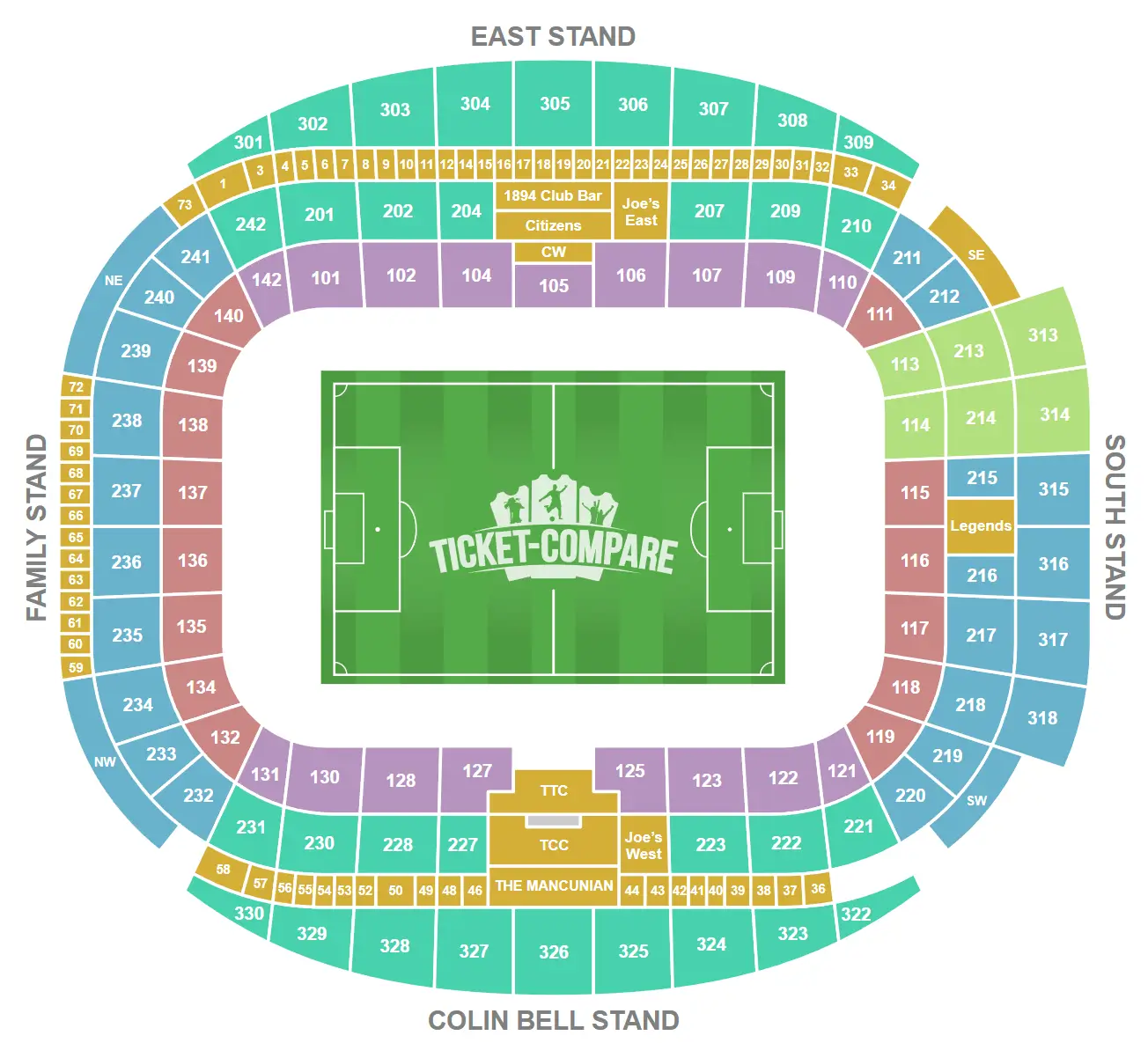 Etihad Stadium Seating Plan Your Manchester City Layout Guide